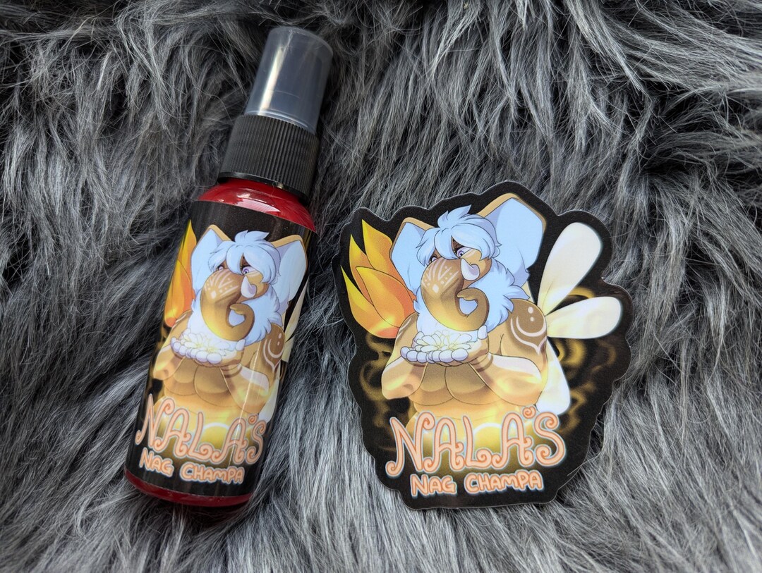 Nala's Nag Champa Fursuit Spray + 3" Sticker by Norsewolf Creations ...