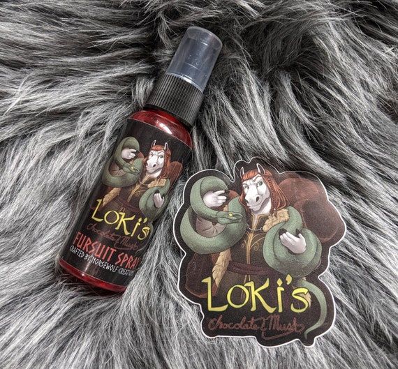 Loki's Chocolate & Musk Fursuit Spray 3 Sticker by - Etsy Ireland