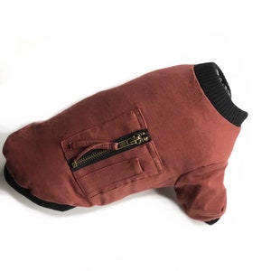 Dog Flight Jacket | Red - Etsy