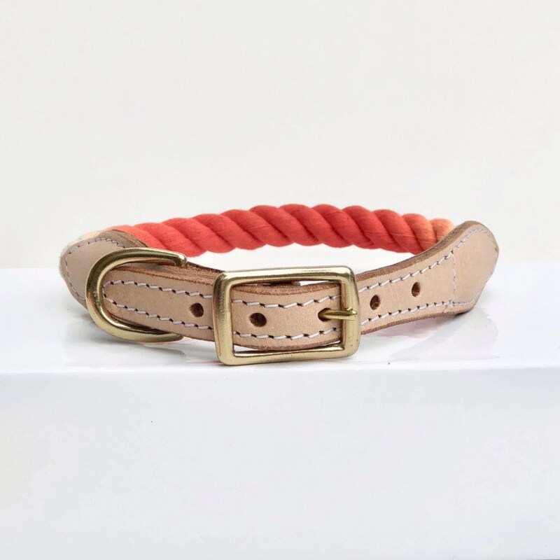 Rope Dog Collar - Etsy