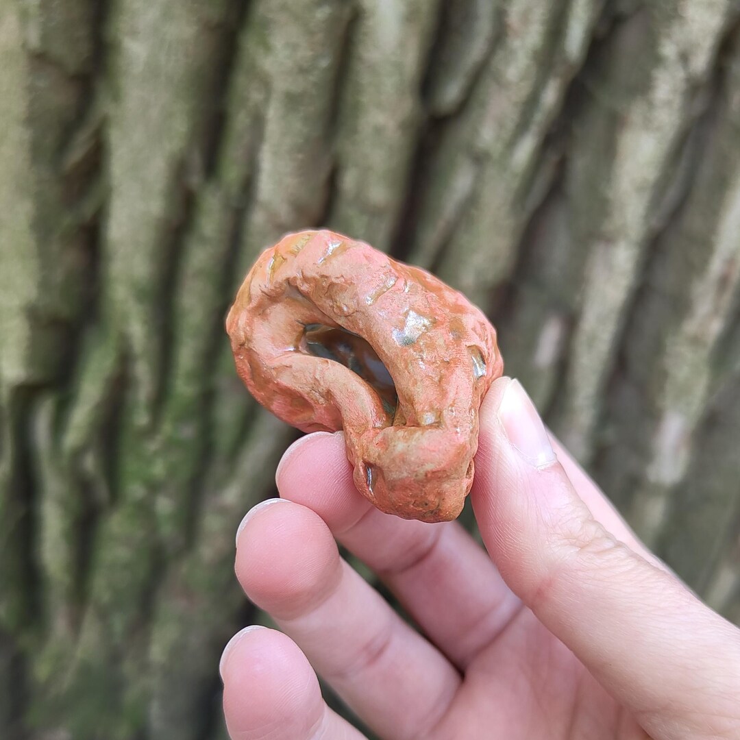 Orange & Green Ceramic Stim Object - Matte - Etsy