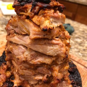 The Cowboy Spike - Vertical BBQ Skewer, Threaded Stainless Steel Plate ...