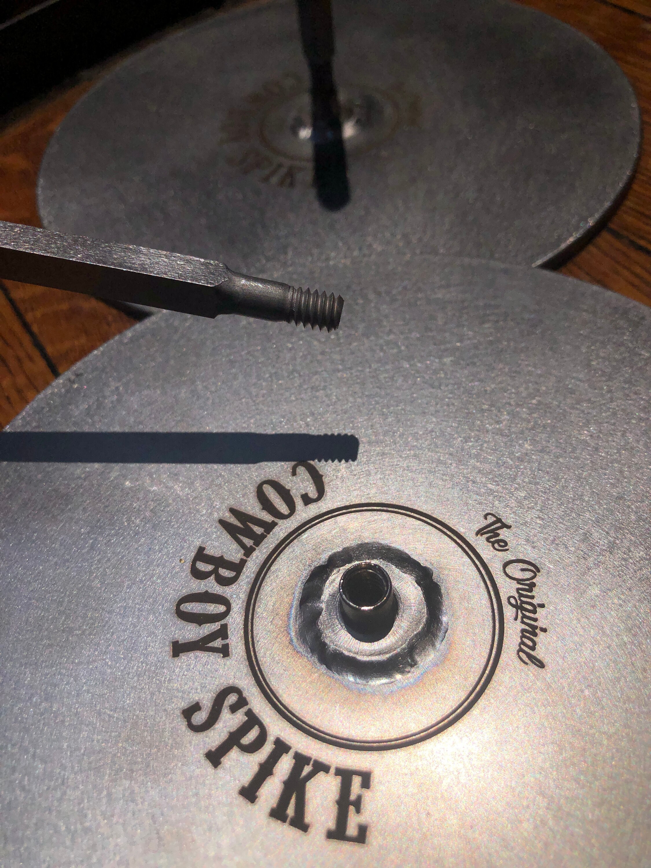 The Cowboy Spike Vertical BBQ Skewer Threaded Stainless - Etsy