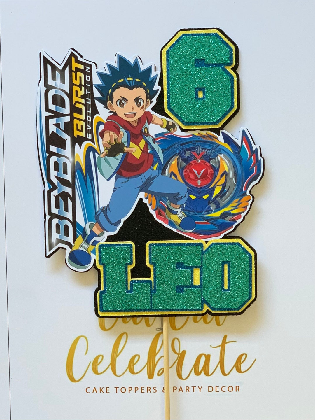 Personalized Beyblade Cake Topper Beyblade Birthday - Etsy