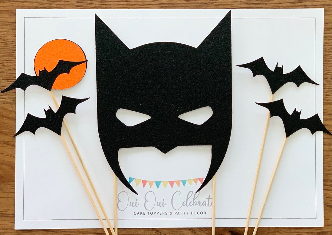 Batman Superhero Cake Topper Bats Batman Cake Topper Super Hero ...
