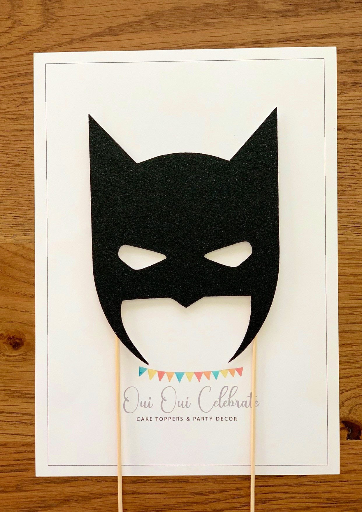 Batman Mask Cake Topper Batman Super Hero Cake Topper Super - Etsy ...