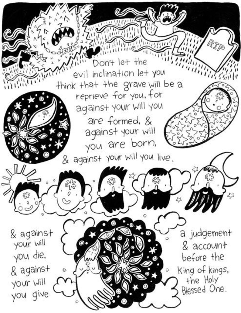 The Illustrated Pirkei Avot: A Graphic Novel of Jewish Ethics - Etsy