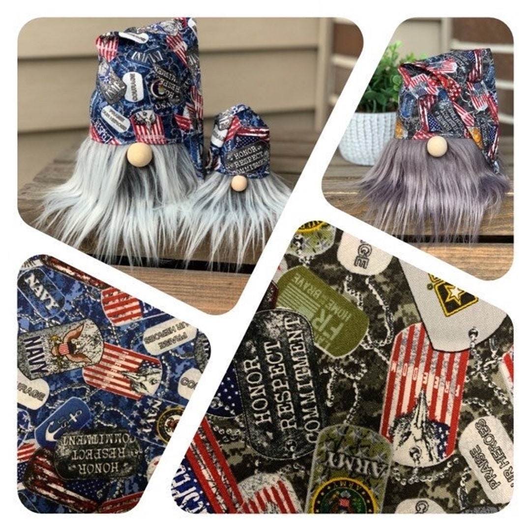 Military Gnomes | Army | Navy | Marines | Air Force | Ornaments | Gnome ...
