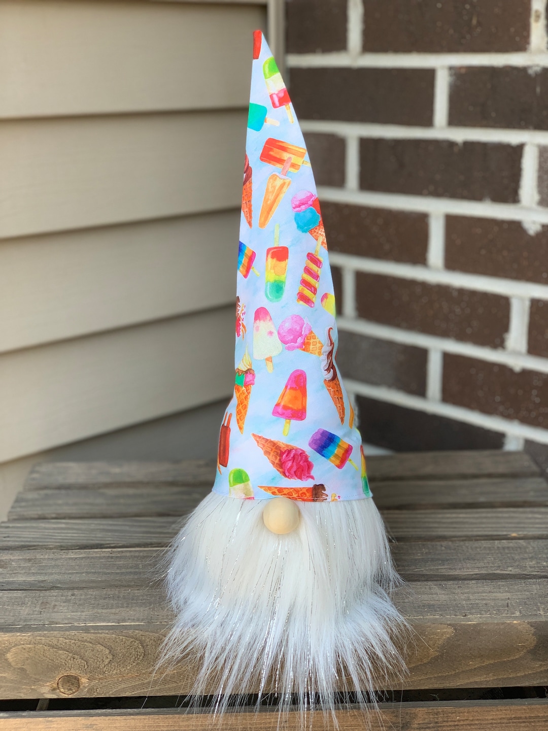 Ice Cream Gnome | Gnome | Ice Cream Decor | Summer | Tiered Tray Decor ...