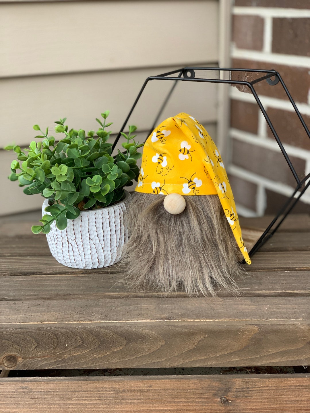 Honey the Bee Gnome | Summer Decor | Bee Tiered Tray Decor | Ornament ...