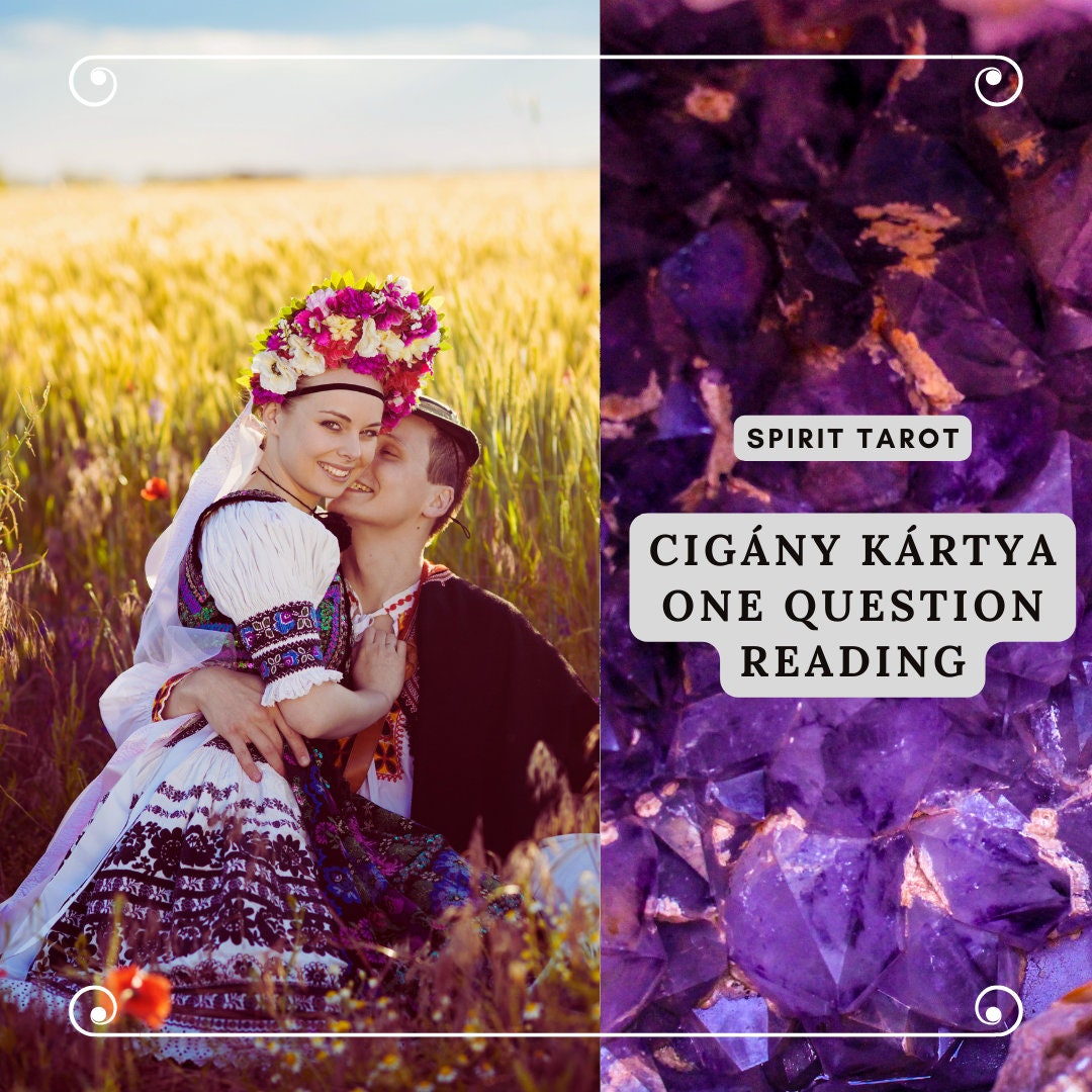 One Question Hungarian Gipsy gypsy Cards cigány Kártya Past/present ...