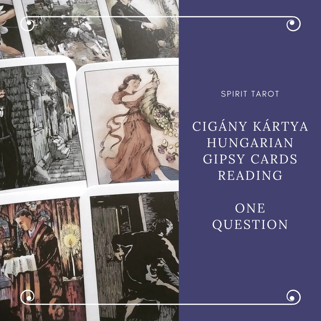 One Question Hungarian Gipsy gypsy Cards cigány Kártya - Etsy