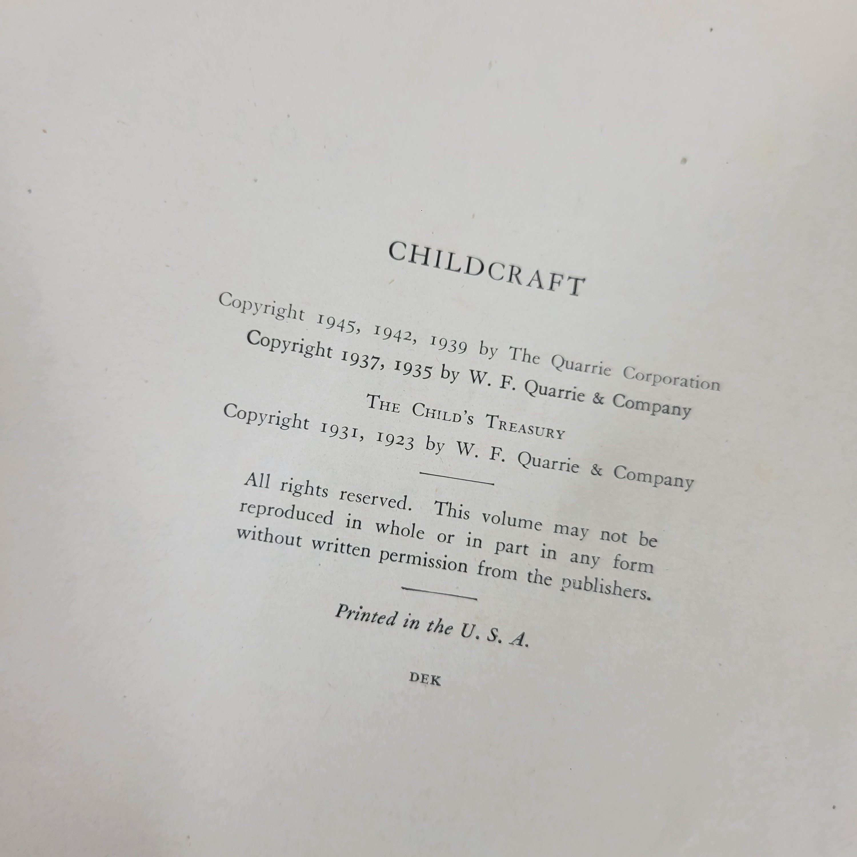 Vintage Childcraft Book Series, 1930s Orange Hardcover Books, Books for ...