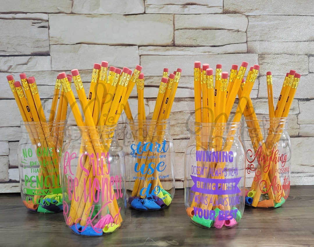 Teacher Appreciation Gift, Teacher Pencil Pot, Pencil Cup, Pencil ...