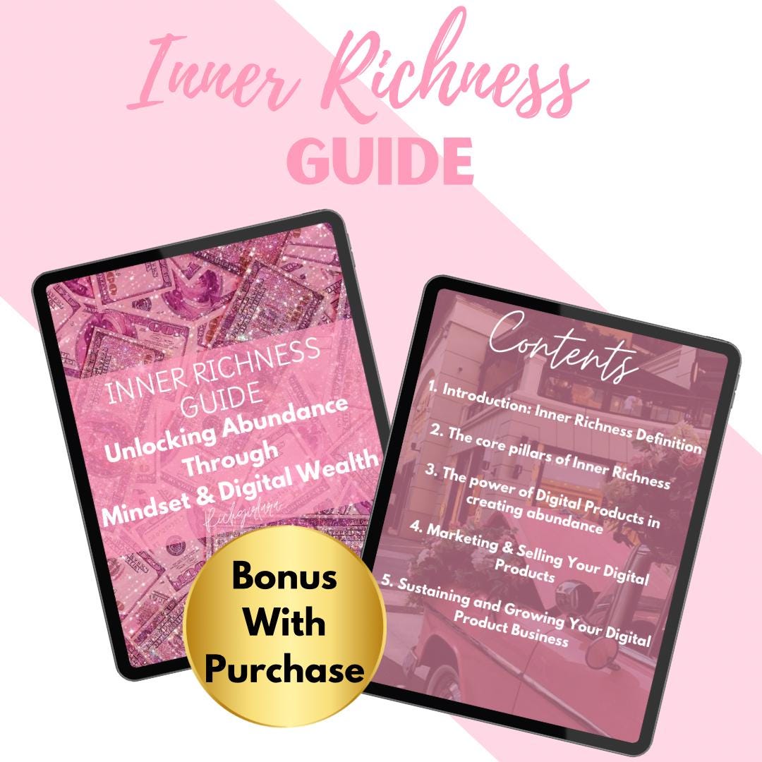 Inner Richness Guide| Digital Marketing | PLR, MRR| Master Rich Girl ...
