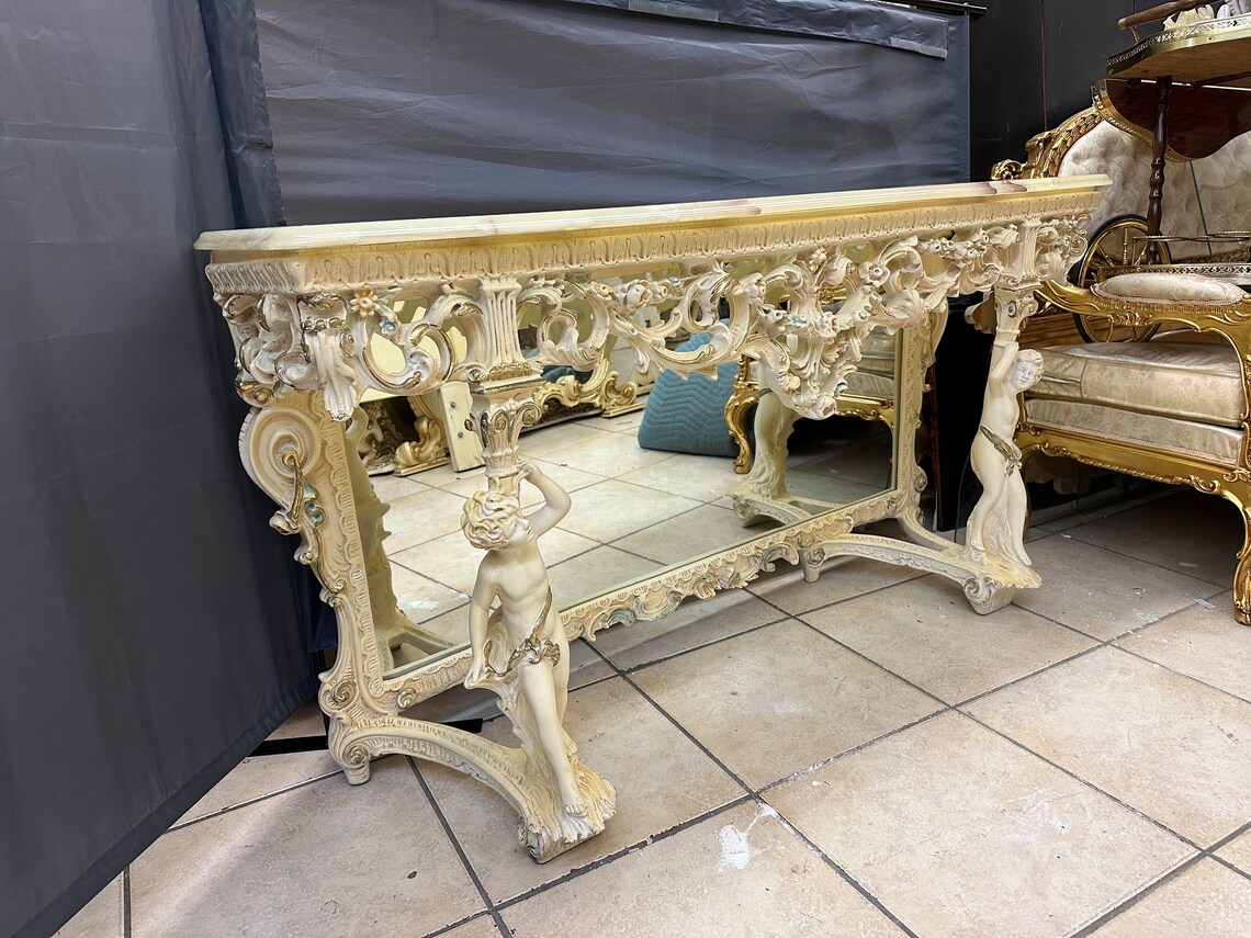 Antique SILIK Italian Rococo Baroque Angels Cherubs Babies Putti ...