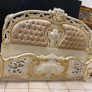 Italian Baroque Rococo King Bed - Etsy