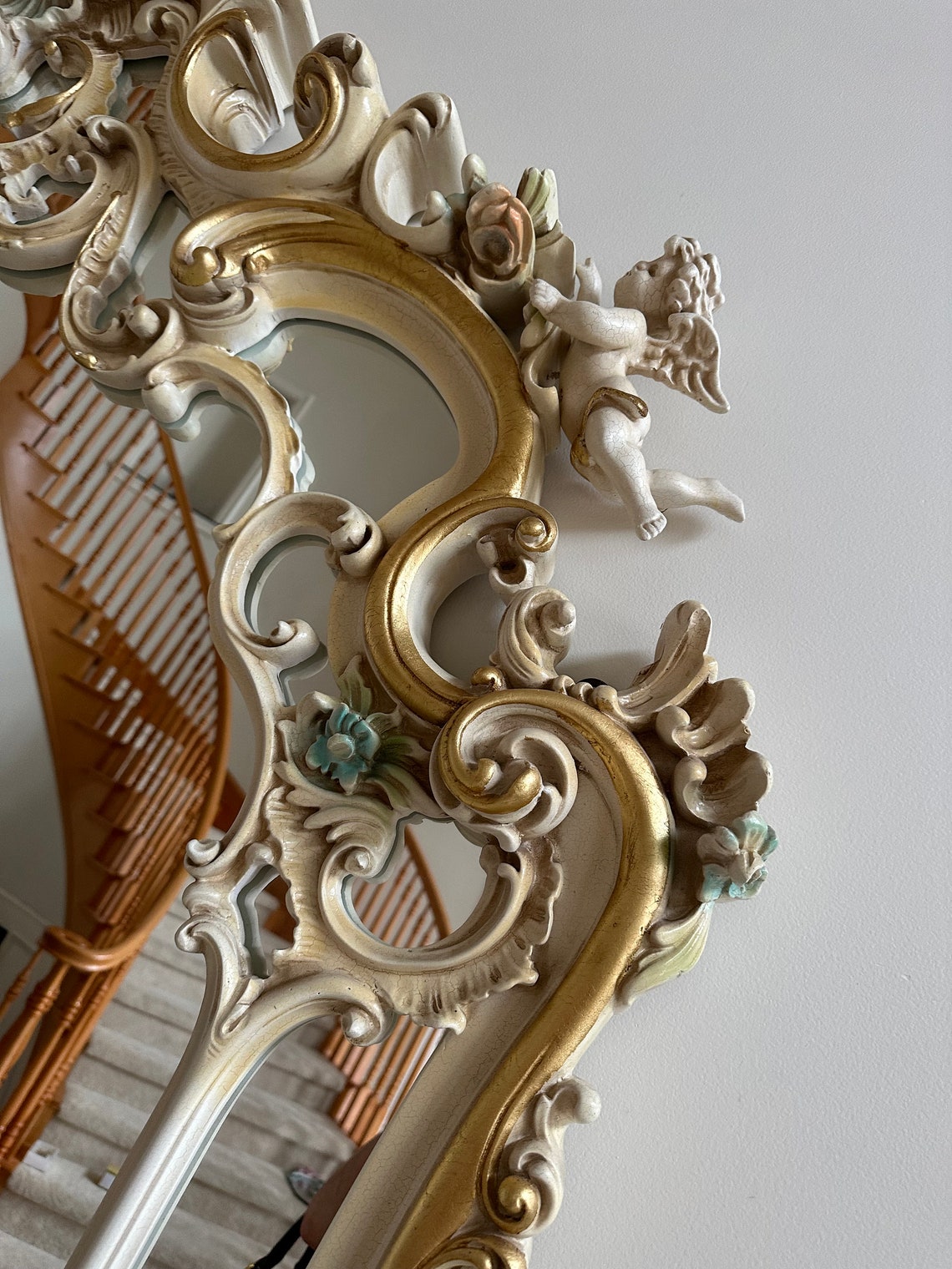 16K+ Italian SILIK Cherubs Angels Putti Cupidon Baby Console Entry ...