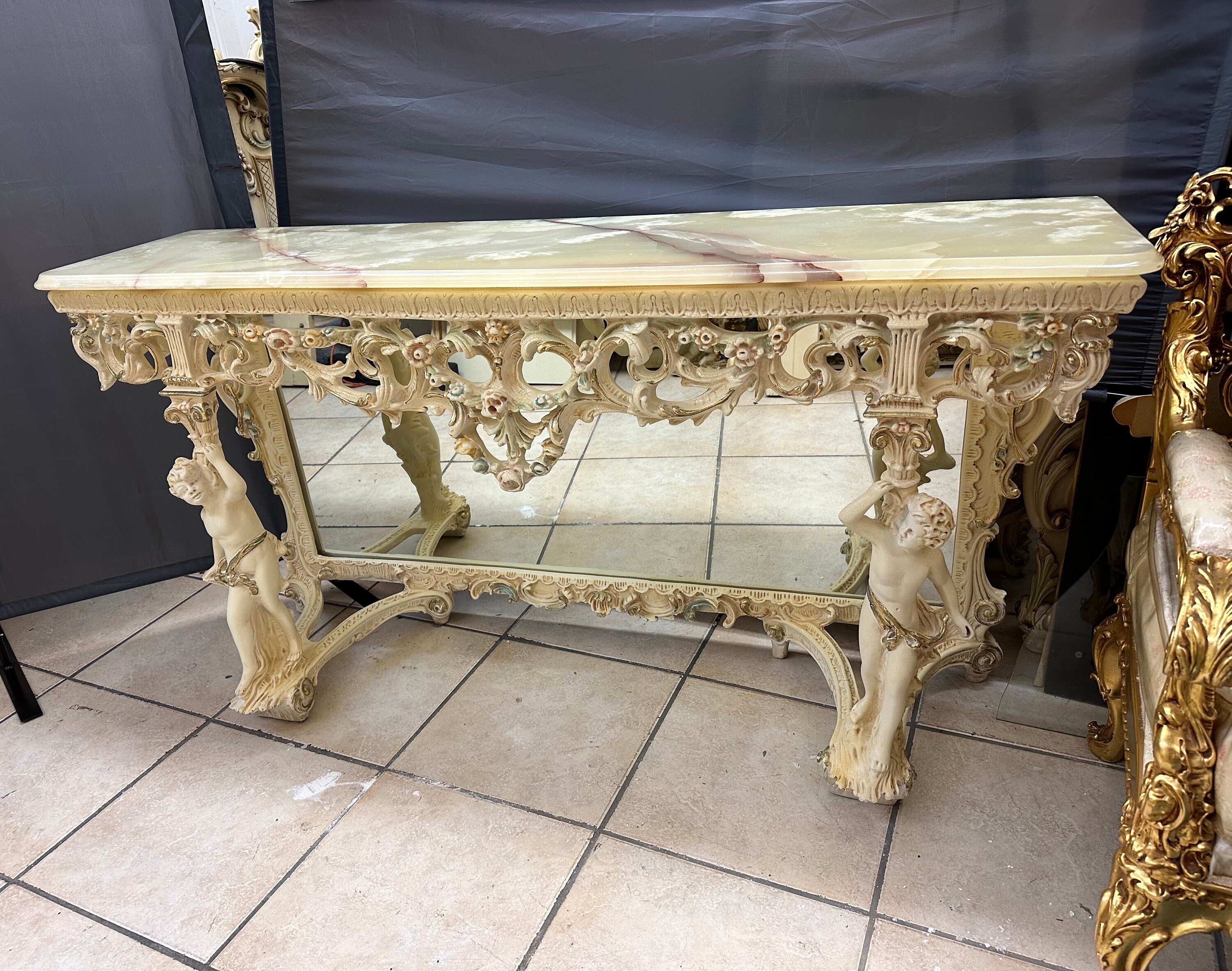 Antique SILIK Italian Rococo Baroque Angels Cherubs Babies Putti ...