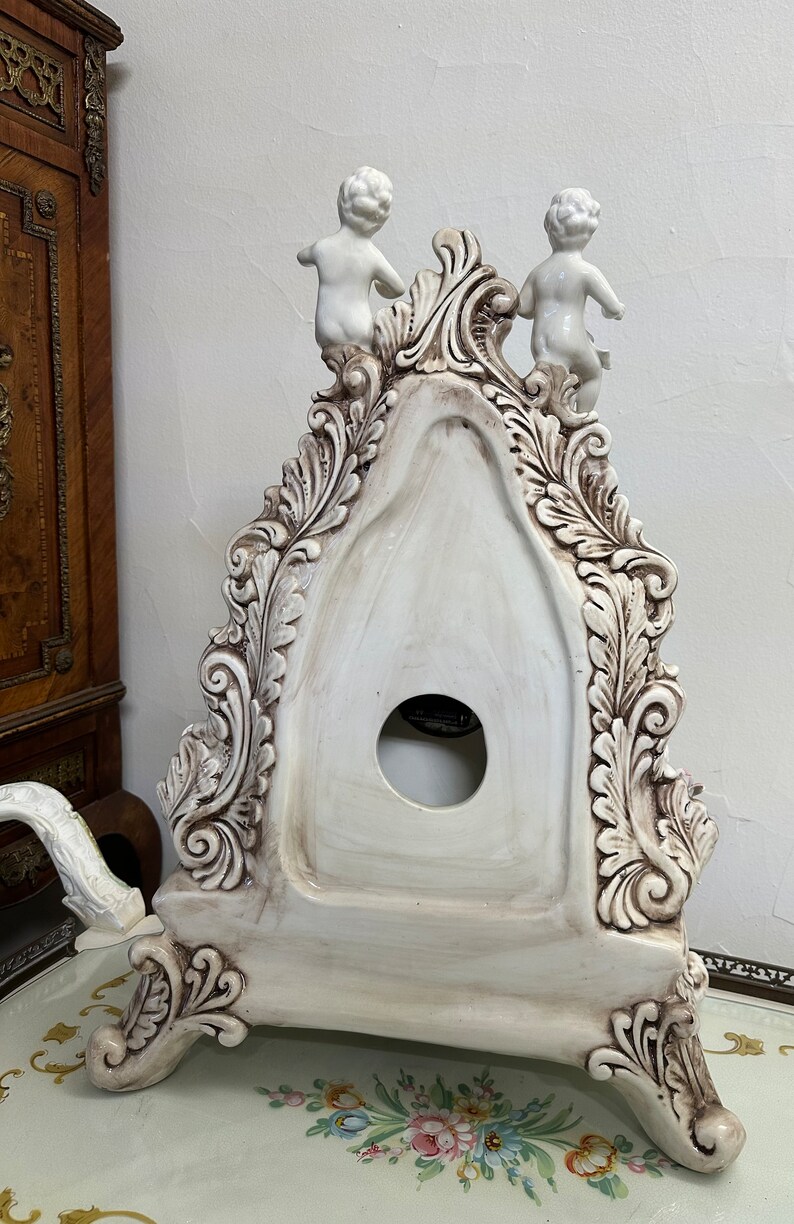 Huge Stunning Capodimonte Clock Italy - Etsy