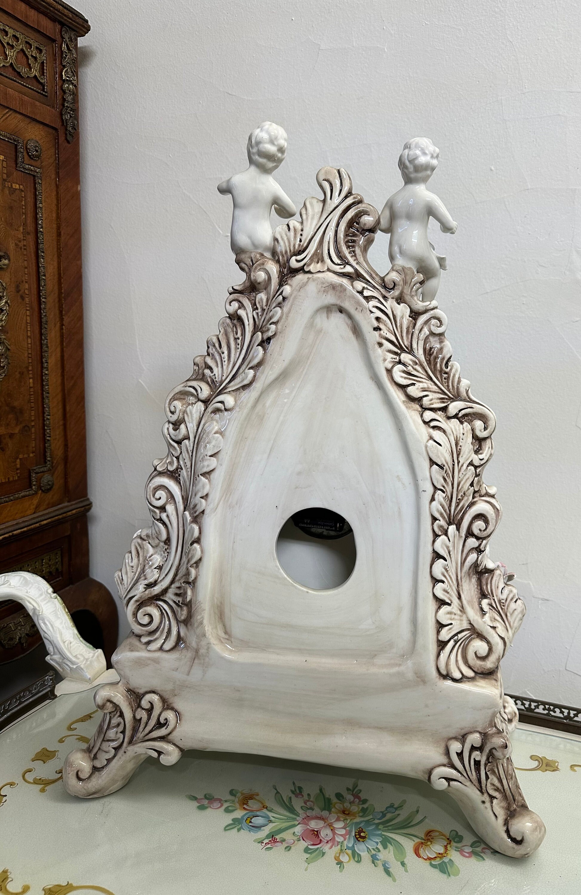 Huge Stunning Capodimonte Clock Italy - Etsy