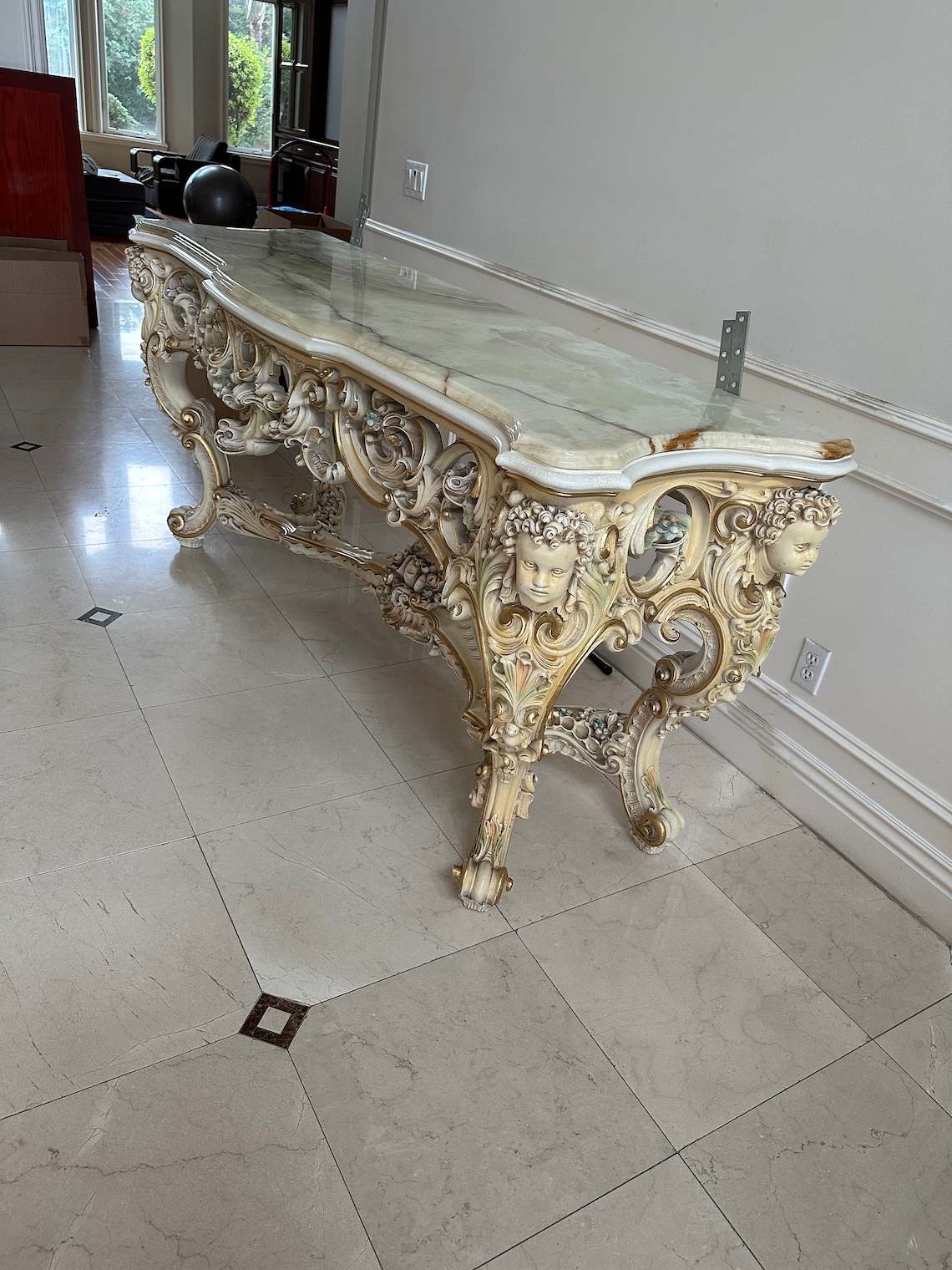 16K+ Italian SILIK Cherubs Angels Putti Cupidon Baby Console Entry ...