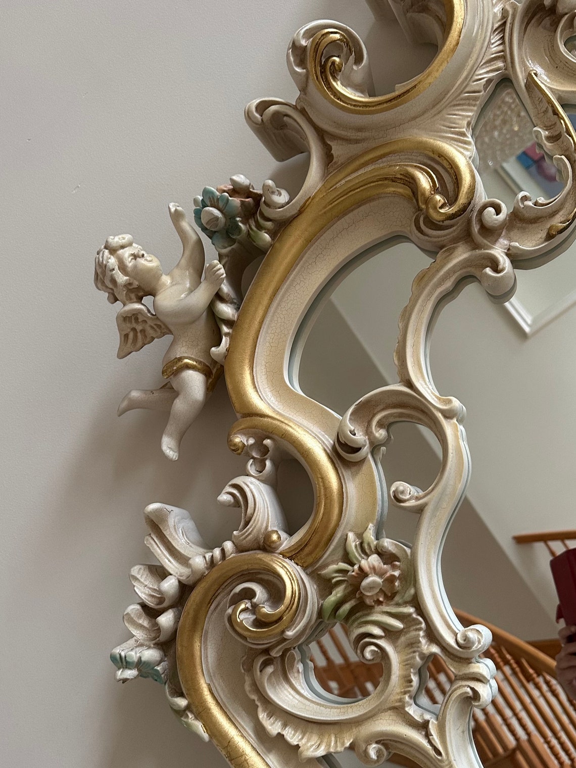 16K+ Italian SILIK Cherubs Angels Putti Cupidon Baby Console Entry ...