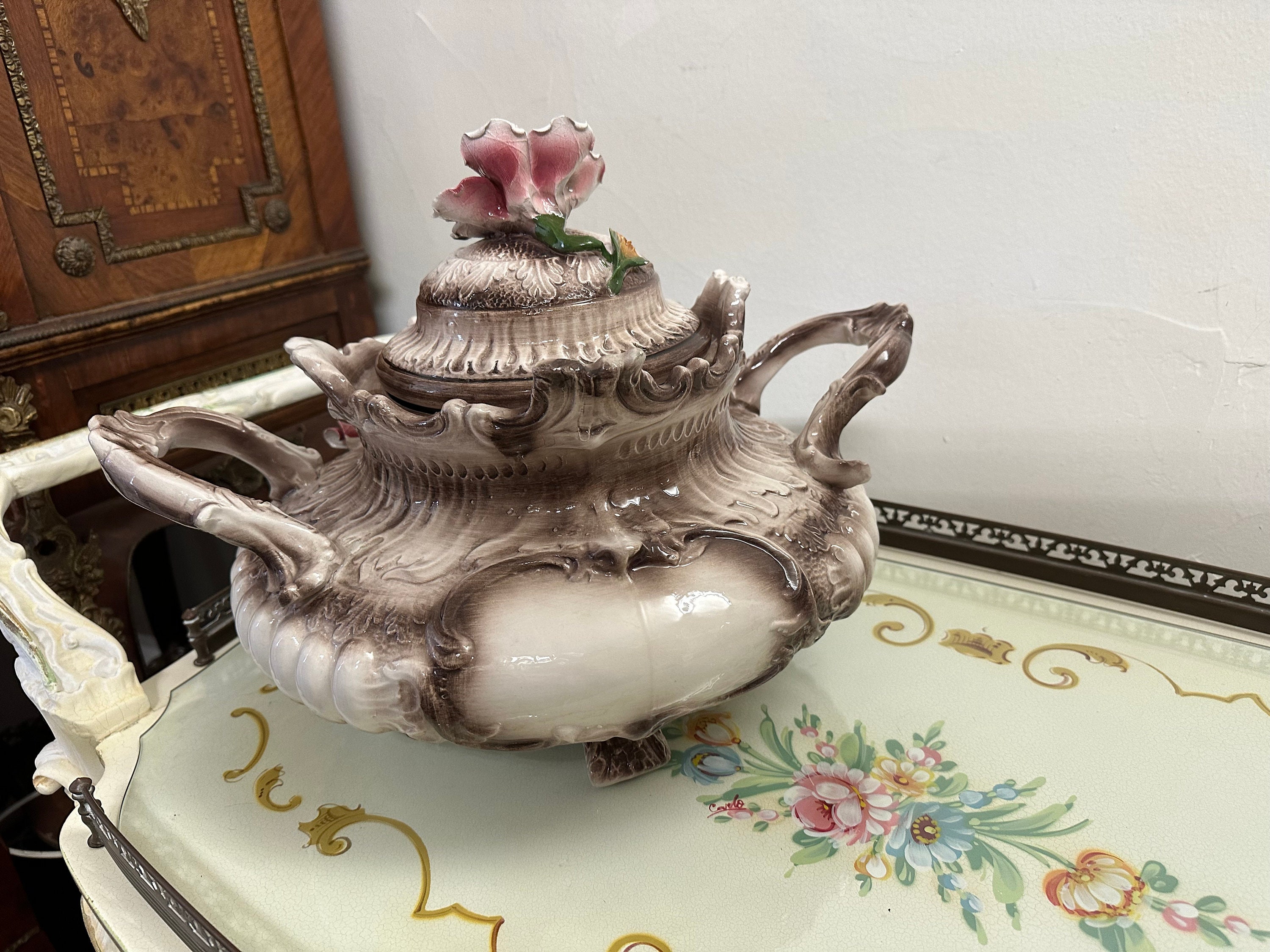 Italian Capodimonte Porcelain Centrepiece Italy - Etsy