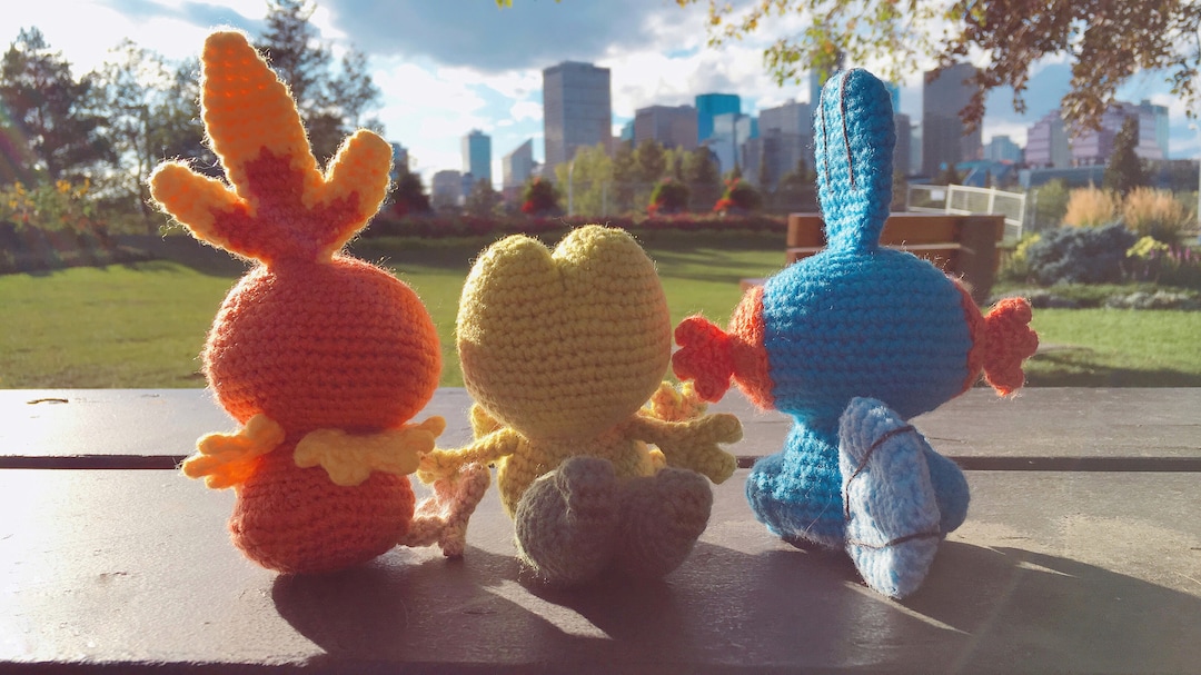 Torchic, Mudkip, & Treecko // PATTERN PACK (PDF) - Etsy
