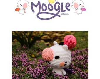 Moglet the Florist Moogle Amigurumi Crochet Pattern, Digital PDF - Etsy