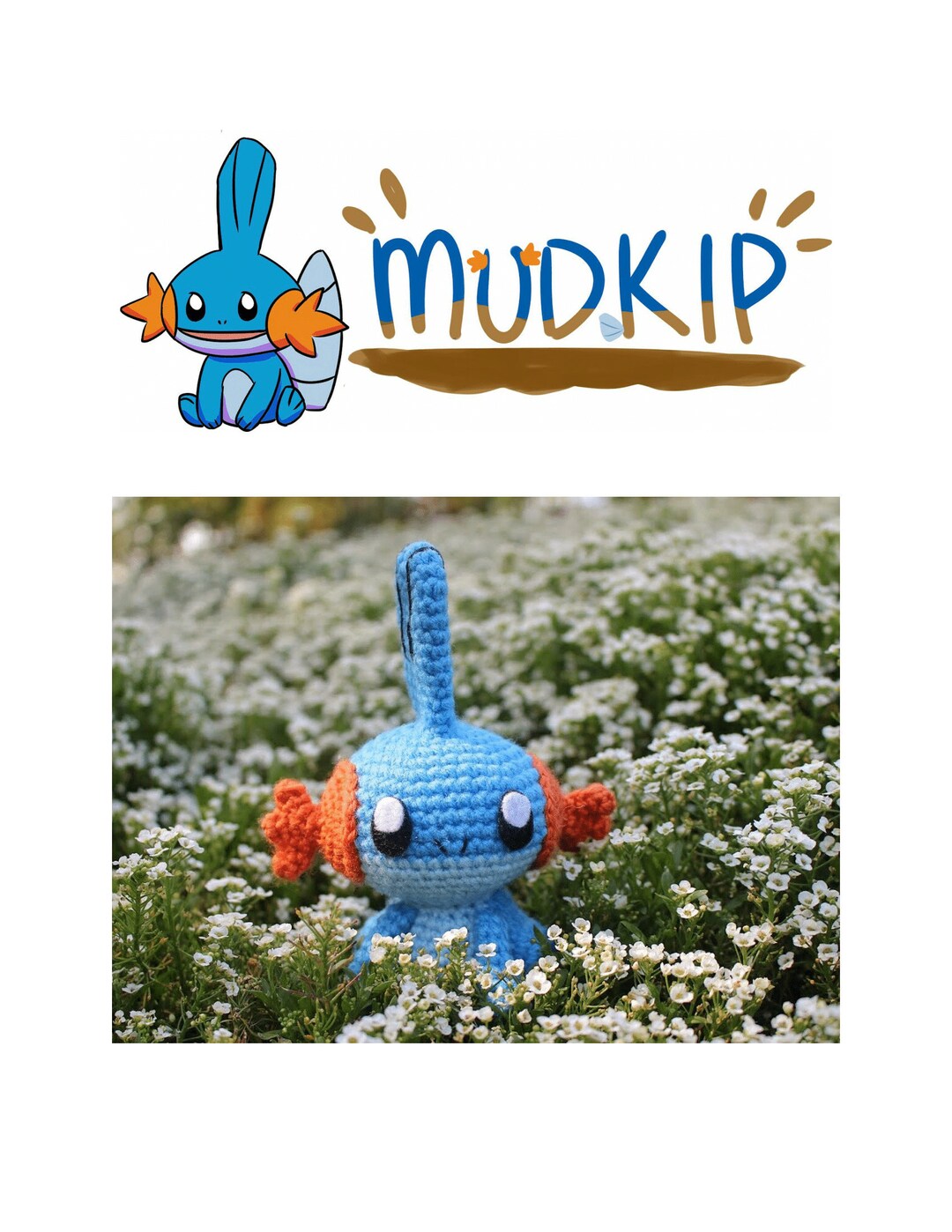 Mudkip // PATTERN - Etsy