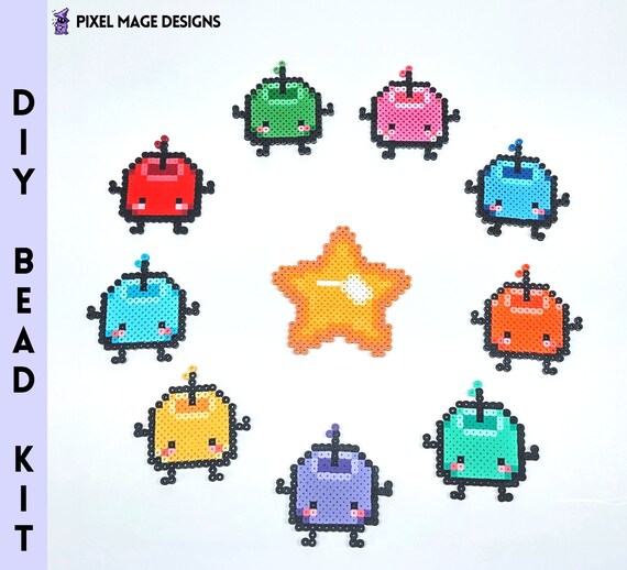 Junimo Perler Bead Kits in Assorted Colors Stardew Valley - Etsy