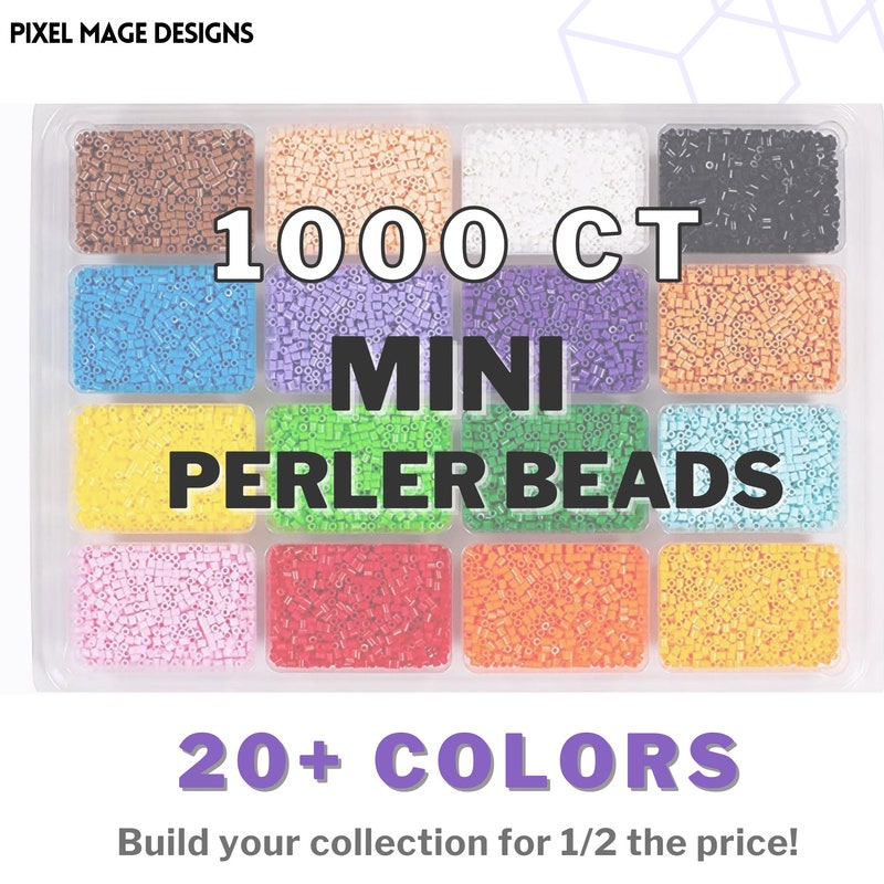 Mini Perler Beads - Etsy