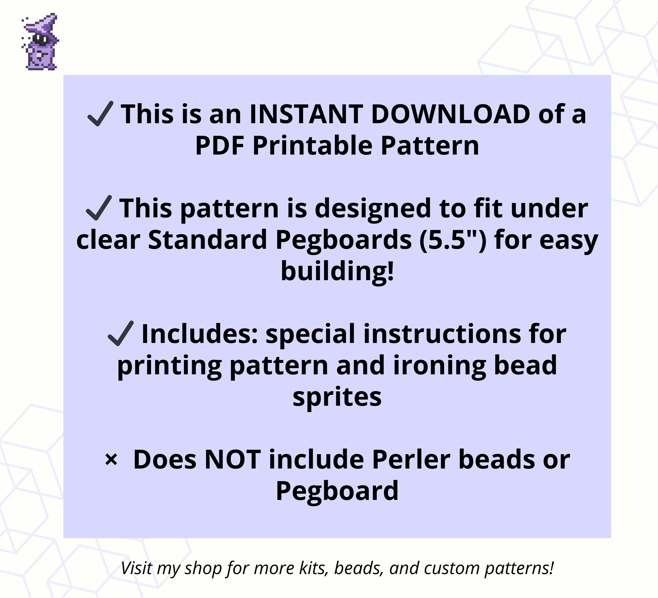 Swiftie Pop Art Perler Bead Pattern - DIY Arts and Crafts | PDF Instant ...