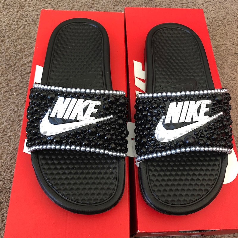 Nike Slides Custom - Etsy