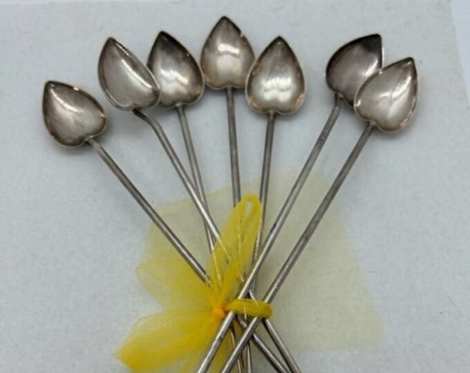 Vintage Mint Julep or Iced Tea Sterling Sipping Cocktail Straw and ...