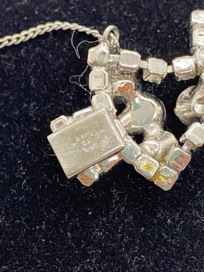 Kramer of NY Rhinestone Statement Bracelet - Etsy