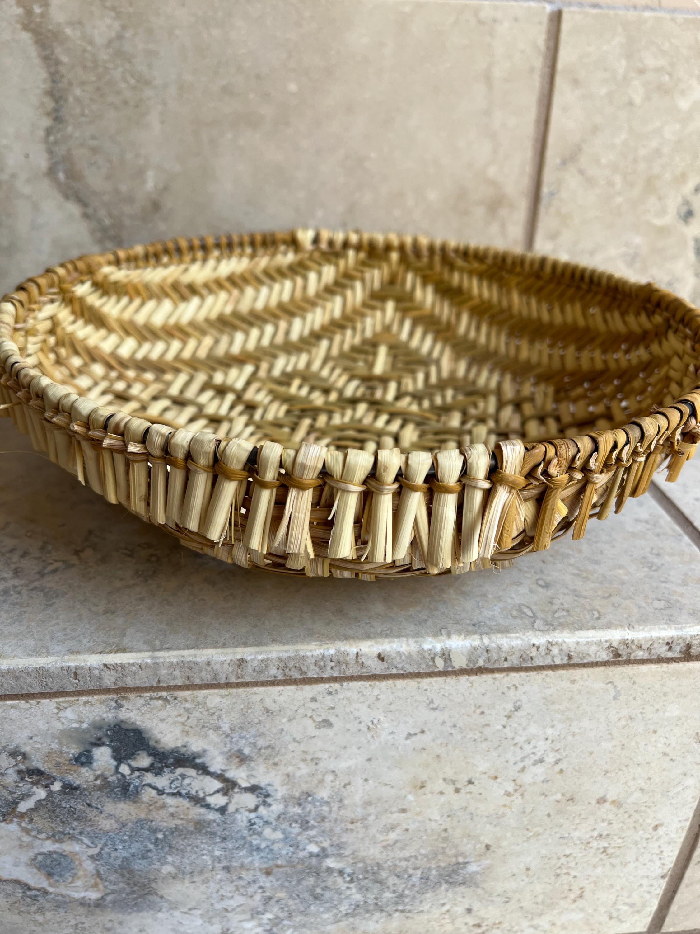 Hopi Basket, Vintage, Sifter Basket, Native American Art, 1980 ...