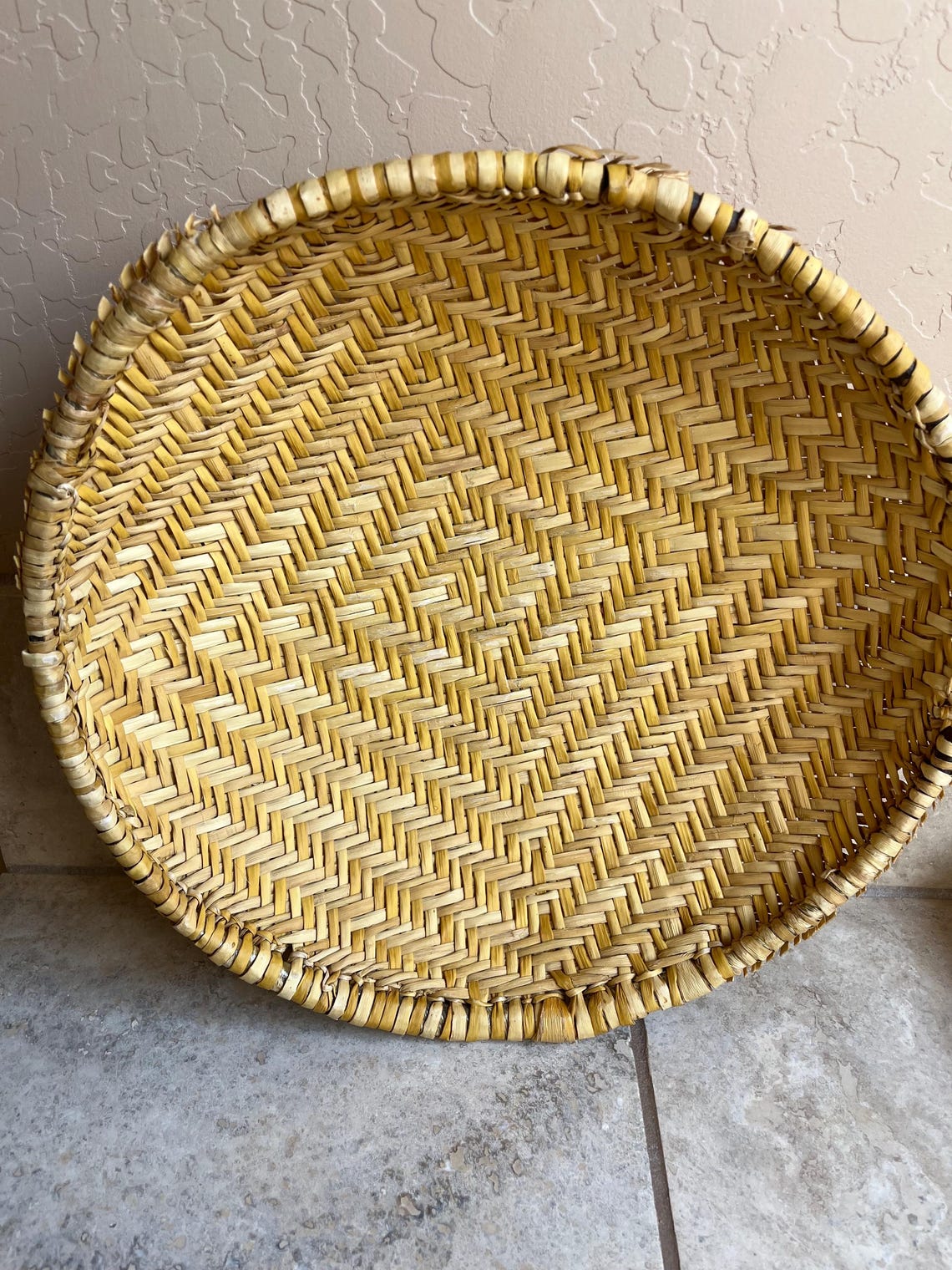 Hopi Basket, Vintage, Sifter Basket, Native American Art, 1980 ...