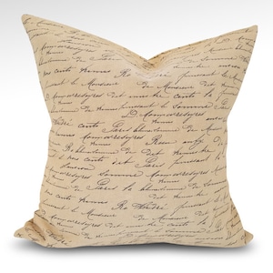 French, Words, Black, Coastal, Farmhouse, Cottage, Pillow Covers, Throw ...