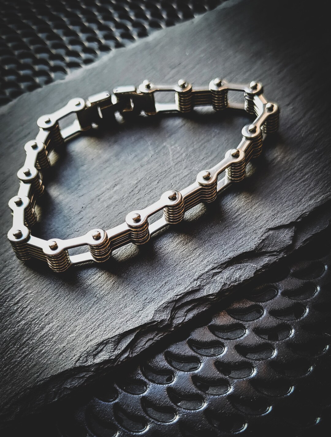 316L Steel Industrial Bike Chain Design Unisex Massive Bracelet-new Co ...
