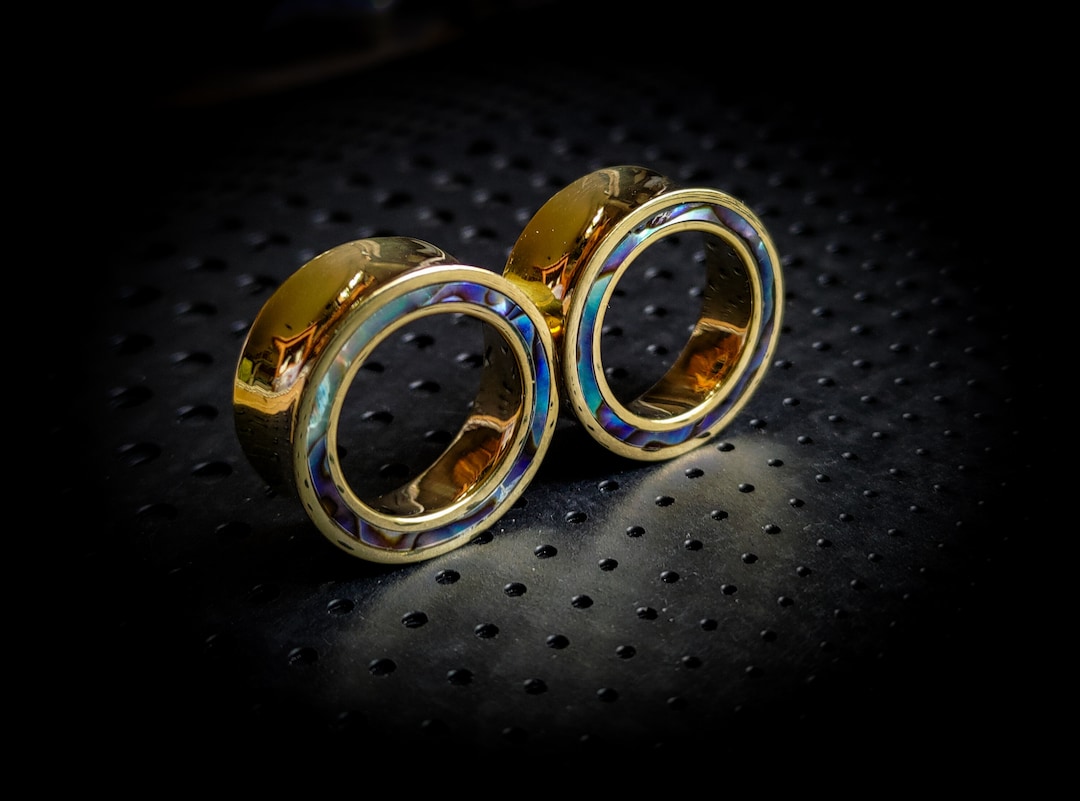 Brass Abalone Shell Inlay Unisex Ears Plugs-8mm Till 25mm-new Co ...