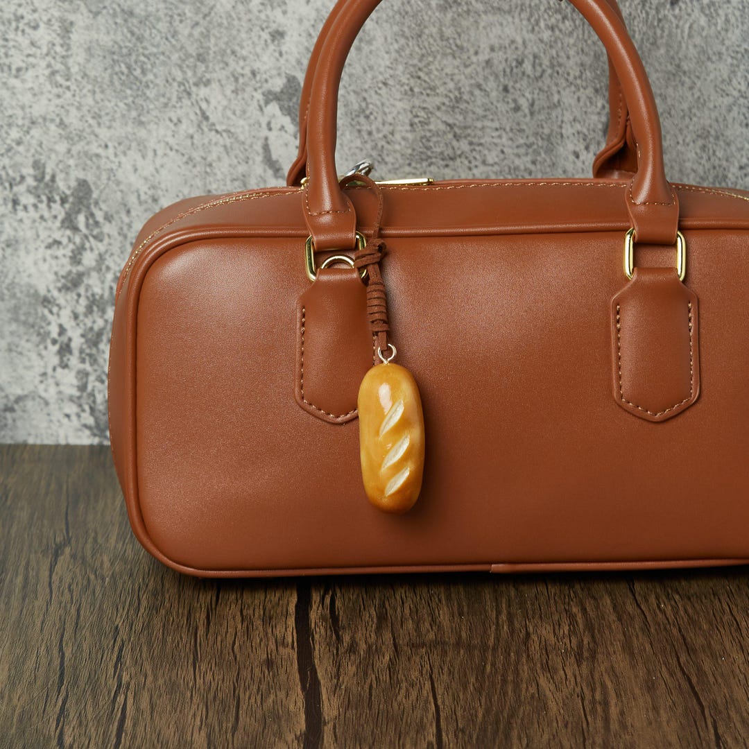 Adorable Miniature Baguette Bread Bag Charm for Purse, Cute Bread ...