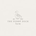 Duck Premade Logo-farm Watermark-farmers Market-farming-line Logo ...