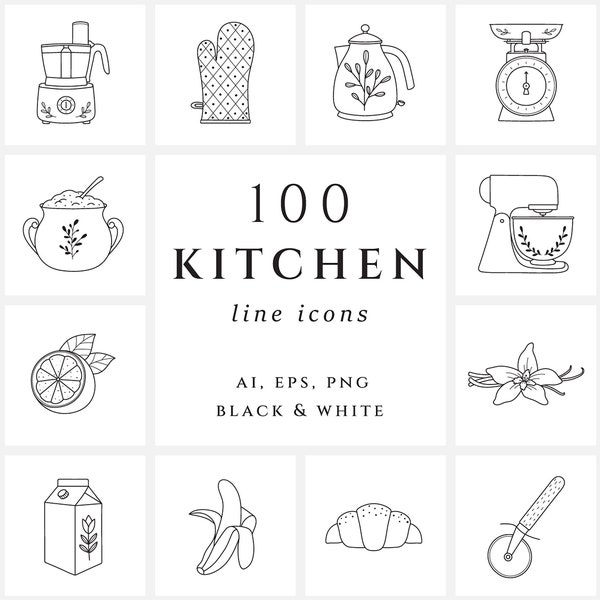 Clip Art Cooking - Etsy
