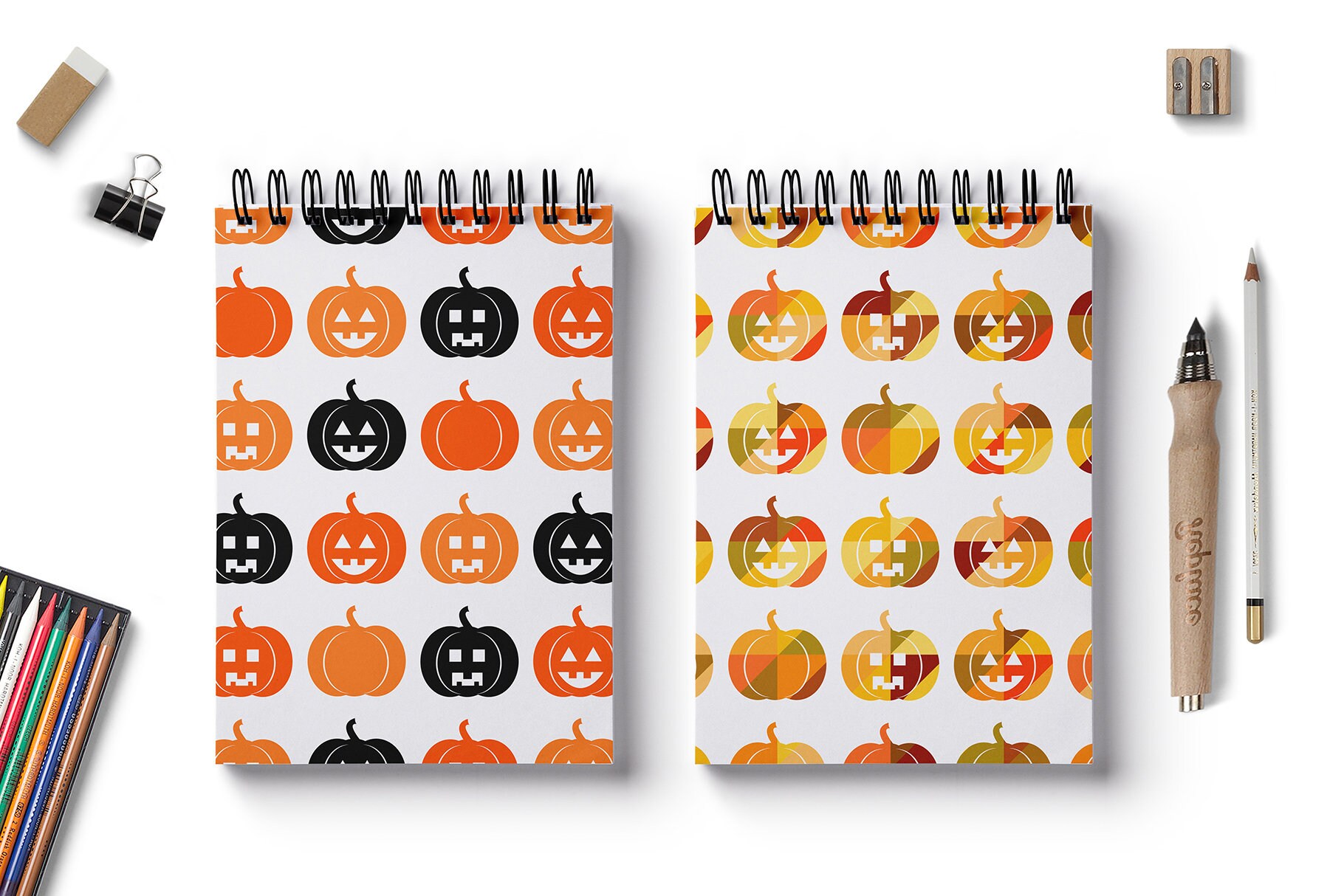 Halloween Digital Paper, Autumn Digital Paper, Halloween Seamless ...