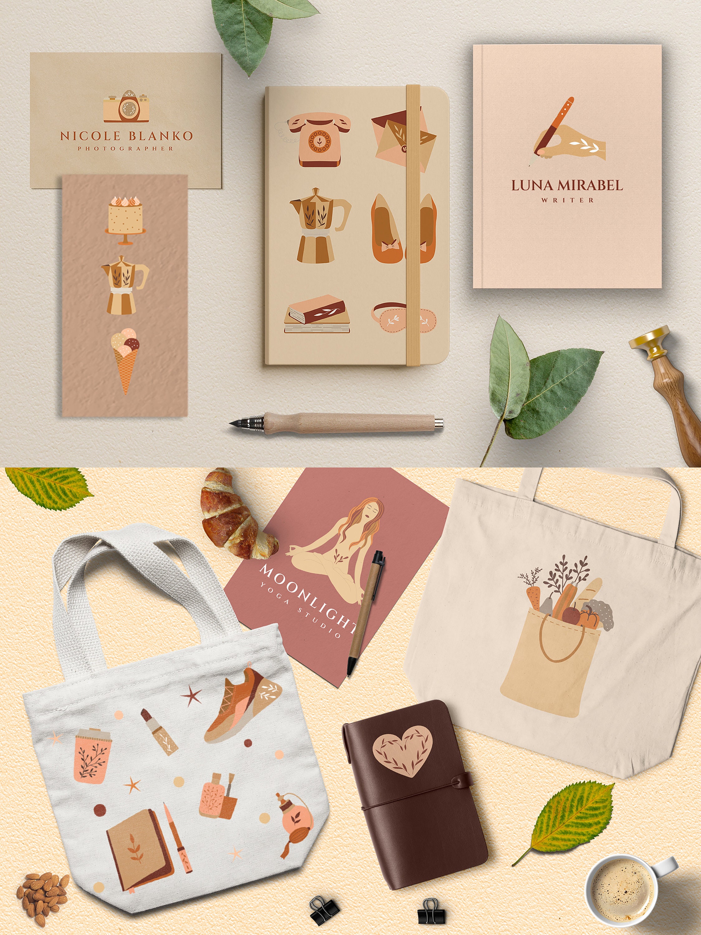 Everyday Planner Boho Icon Set/eps Stickers/everyday Objects/daily ...