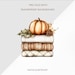 Cozy Fall Clipart Bundle, Watercolor Autumn Clipart, Warm Autumn Clip ...