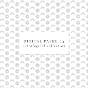 Zodiac Symbol Digital Paper Set/celestial Seamless Pattern/astrological ...