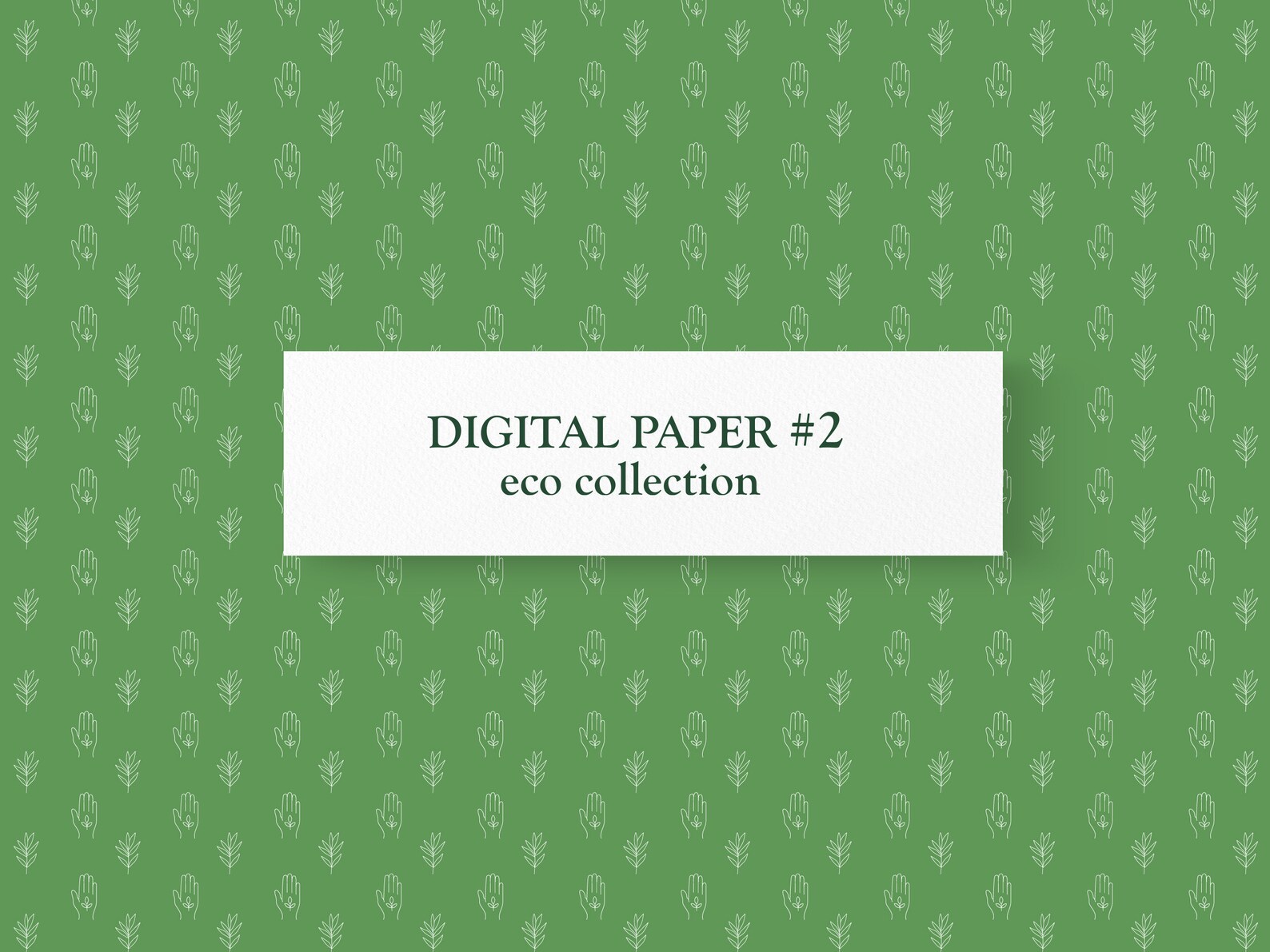 Digital Paper Set Eco/ Digital Tissue Paper Design/seamless Pattern ...